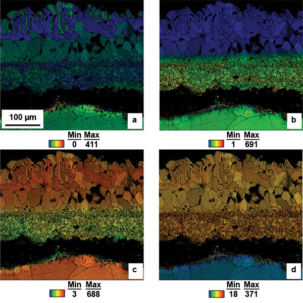 Phase Differentiation in Stainless Steel Oxide Scales